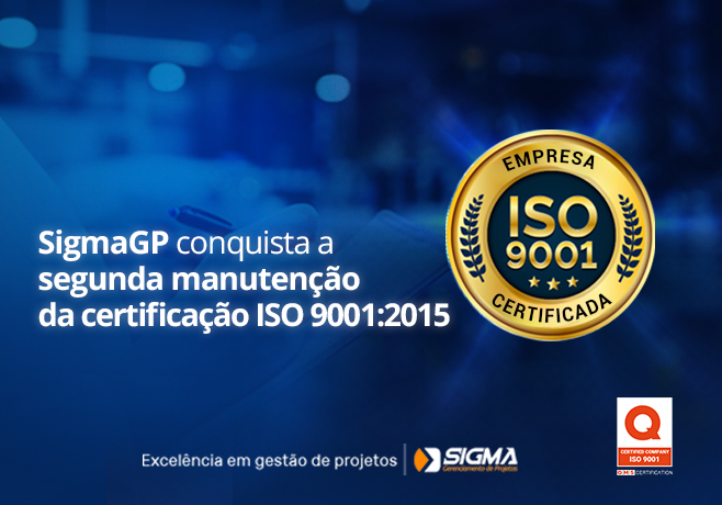 SigmaGP conquista a manutenção da certificação ISO 9001:2015 - Sigma